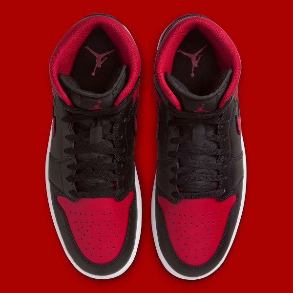 Air Jordan 1 Mid Bred "Black/Red" DQ8426-067 | SneakerNews.com