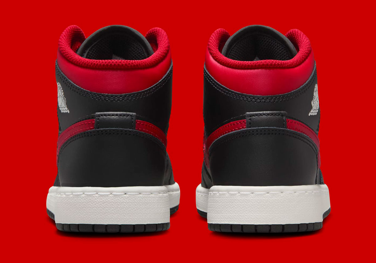Air Jordan 1 Mid Bred "Black/Red" DQ8426-067 | SneakerNews.com