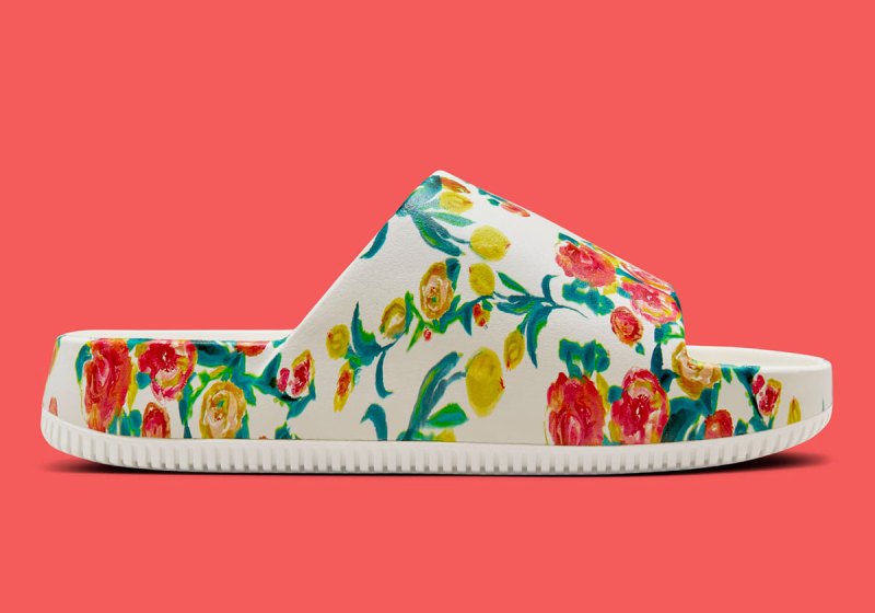 Nike Calm Slide "Floral" HF1069-100 | SneakerNews.com