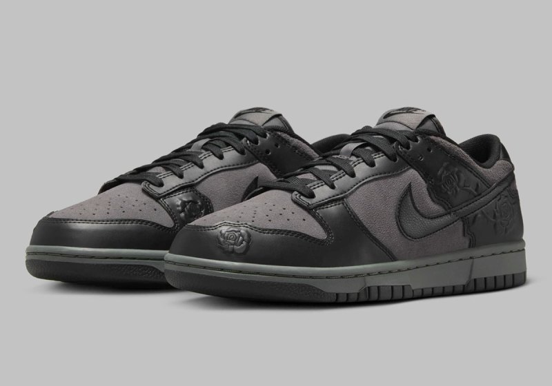 Nike Dunk Low "Black Roses" HF1986-001 | SneakerNews.com