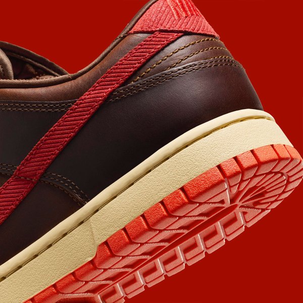 Nike Dunk Low "Light British Tan/Hot Red" HQ3448-262 | SneakerNews.com