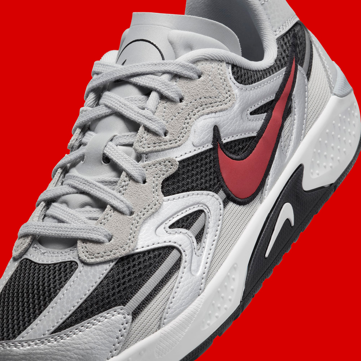 Nike Jam "Metallic Silver/University Red/Black" FN0314-005 ...