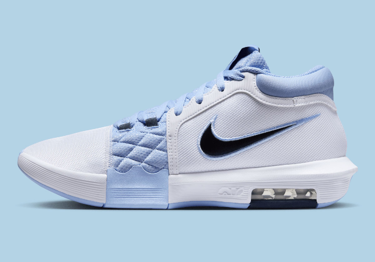 Nike LeBron Witness 8 "White/Black/Blue" HQ2139-100 | SneakerNews.com