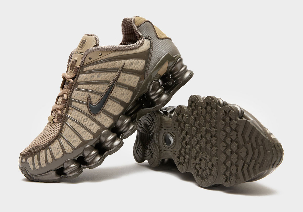 Nike Shox TL "Khaki/Off Noir" AR3566-201 | SneakerNews.com