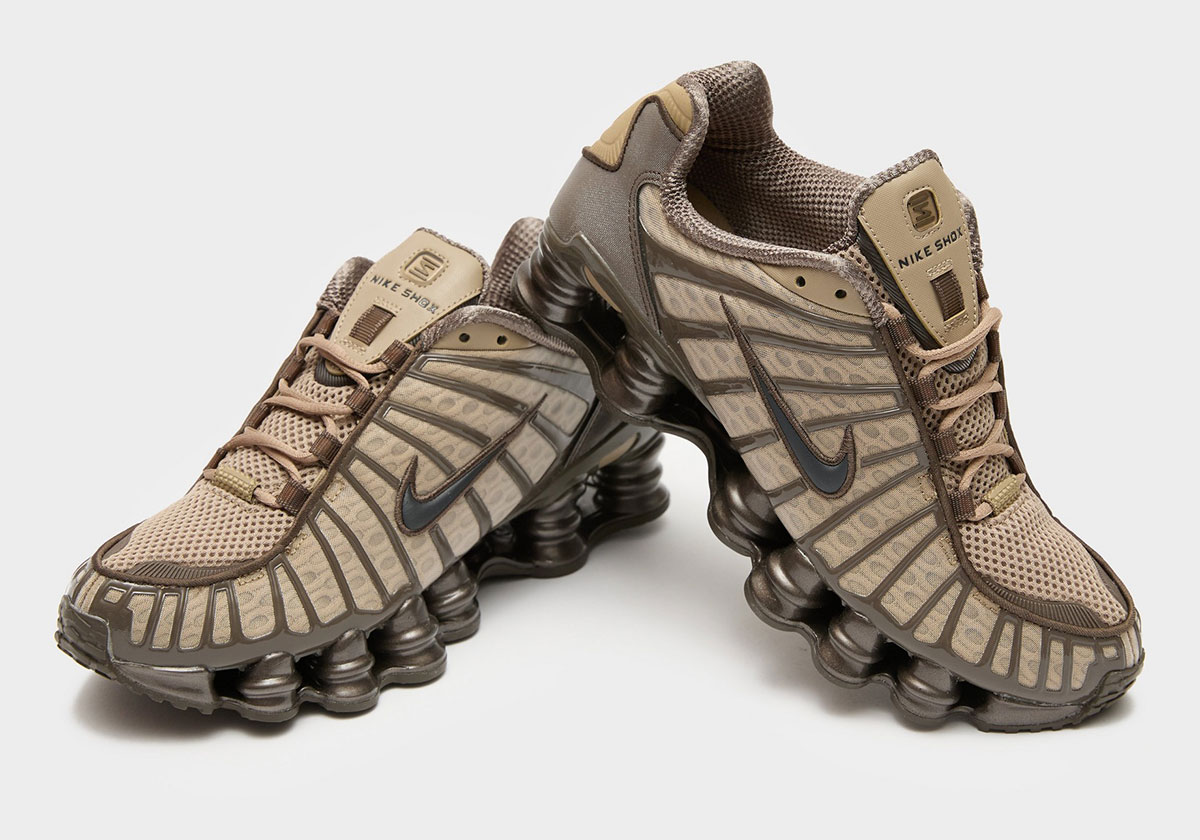 Nike Shox TL "Khaki/Off Noir" AR3566-201 | SneakerNews.com