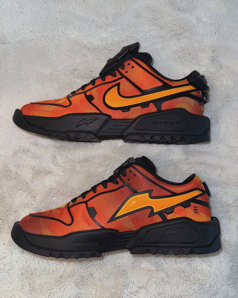 RTFKT Nike Neko Camo Dunk "Cat Tongue" | SneakerNews.com