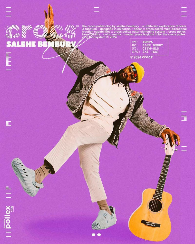 Salehe Bembury Crocs Pollex Clog "Manta" "Borealis" Release Date ...