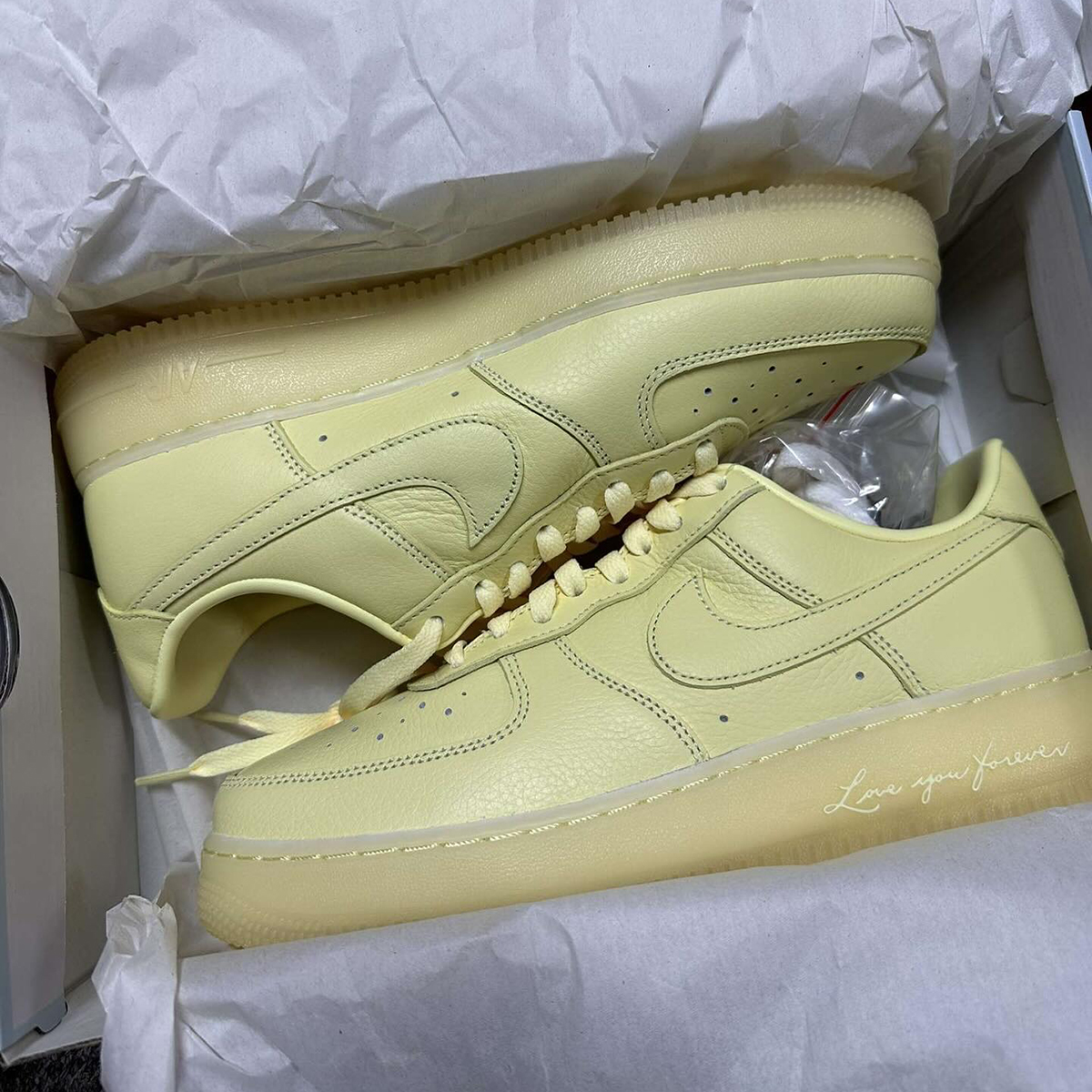 Drake NOCTA Nike Air Force 1 "Citron Tint" CZ8065-800 | SneakerNews.com