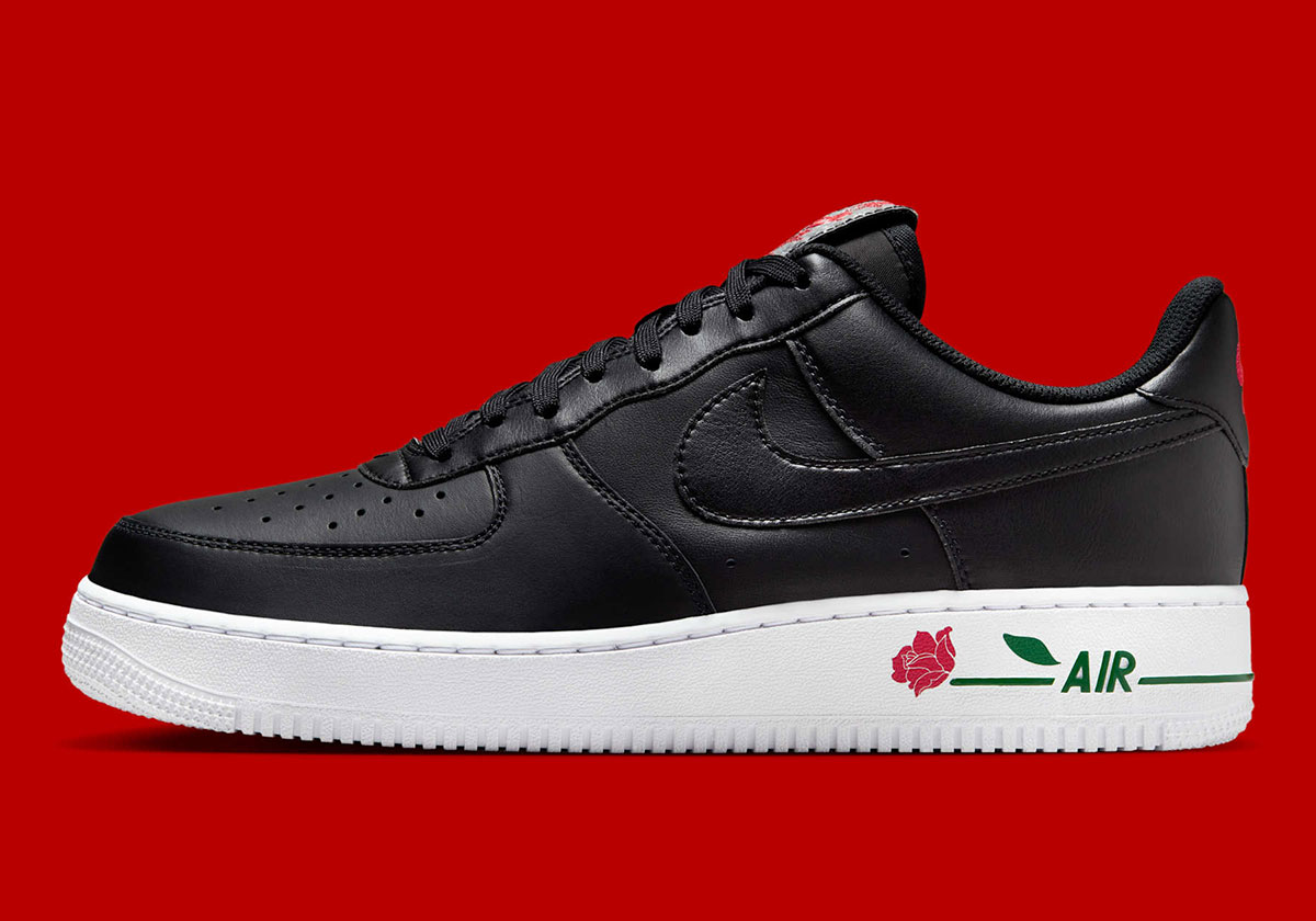 Nike Air Force 1 Roses Black IB4473-010 | SneakerNews.com