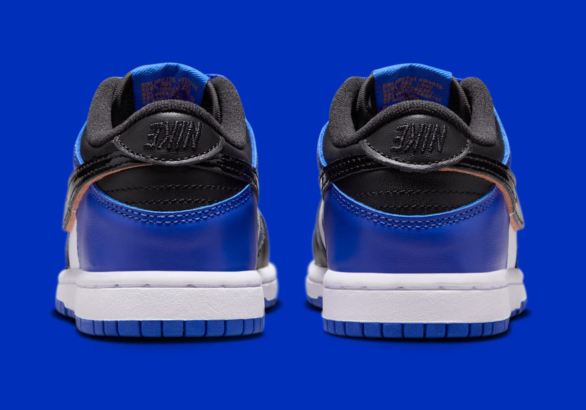 Knicks Nike Dunk Low Reverse Branding | SneakerNews.com