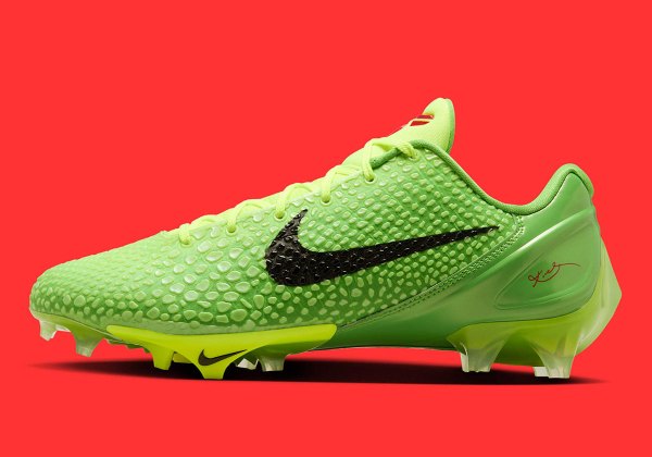 Nike Kobe 6 Grinch Vapor Edge Cleats FQ7645-300 | SneakerNews.com