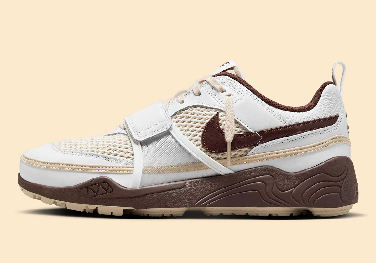 Travis Scott Nike Zoom Field Jaxx "Light Chocolate / White" HQ3073-100 ...