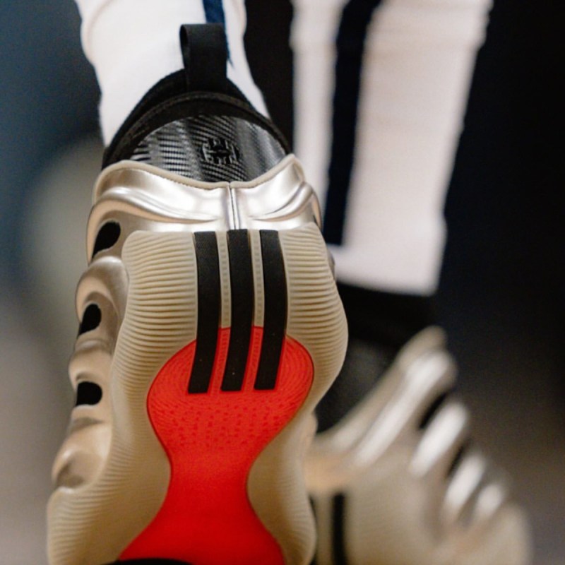 adidas Harden Vol. 9 "Cyber Metallic" JR2504 Debut | SneakerNews.com