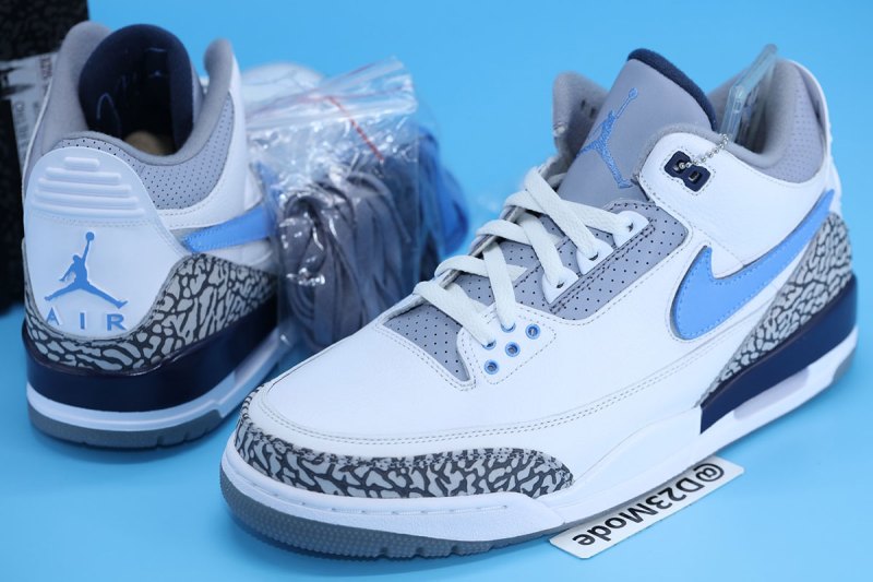 Air Jordan 3 Tinker "UNC" Sample | SneakerNews.com