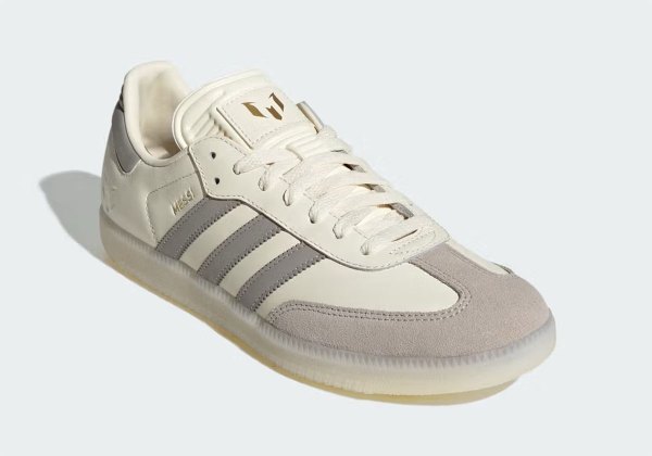 Messi adidas Samba "Cream White" JQ0266 | SneakerNews.com