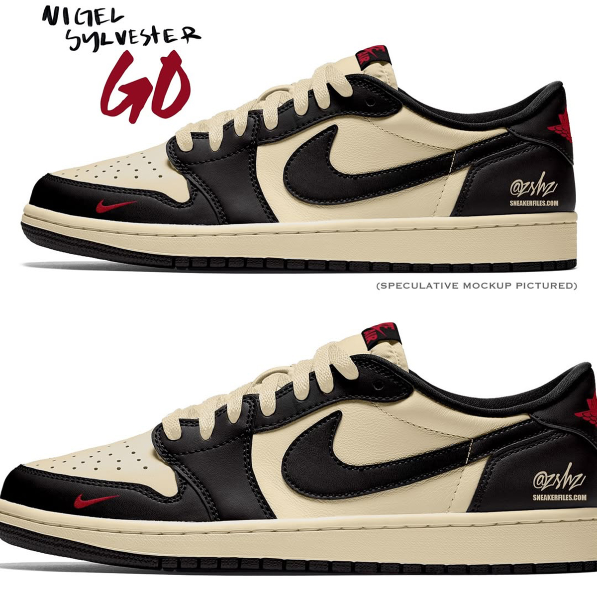 Nigel Sylvester Air Jordan 1 Low OG "Nitro" 2025 IB8958-001 | SneakerNews.com