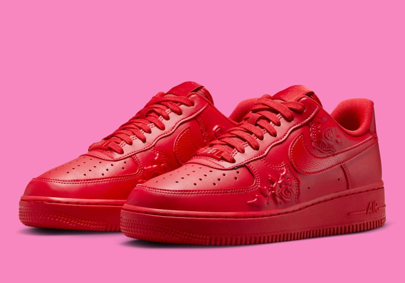 Nike Air Force 1 Red Roses HF2016-600 | SneakerNews.com