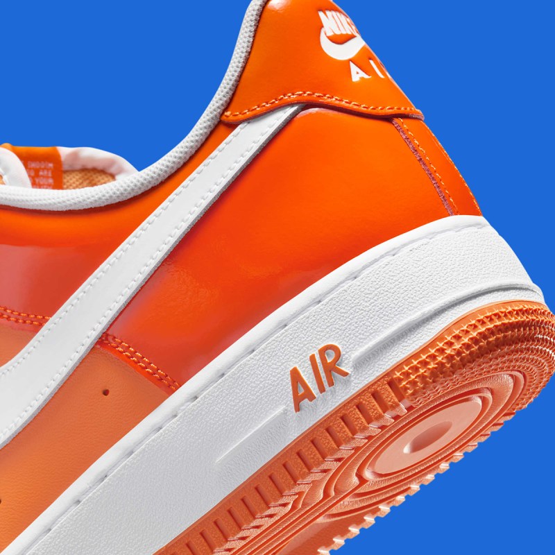 Nike Air Force 1 Patent "Safety Orange" HV9405-800 | SneakerNews.com