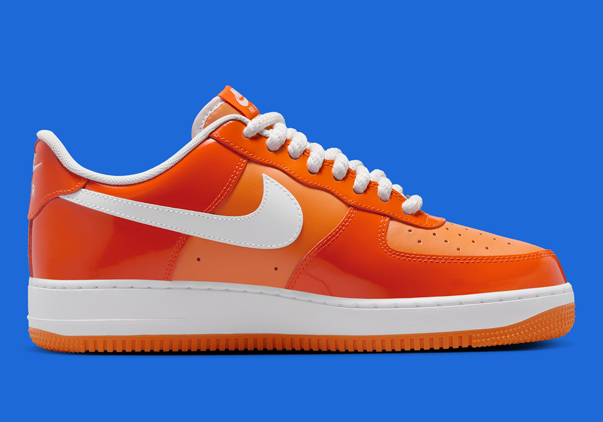 Nike Air Force 1 Patent "Safety Orange" HV9405-800 | SneakerNews.com
