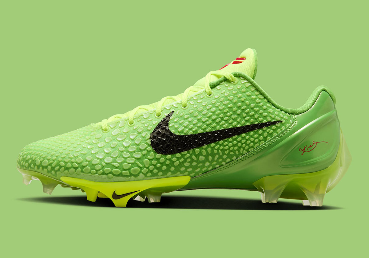 Nike Kobe 6 "Grinch" Cleats Vapor Edge HQ1644-300 | SneakerNews.com