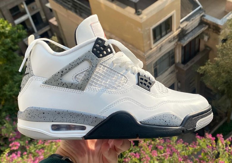 Air Jordan 4 "White Cement" 2025 First Look | SneakerNews.com