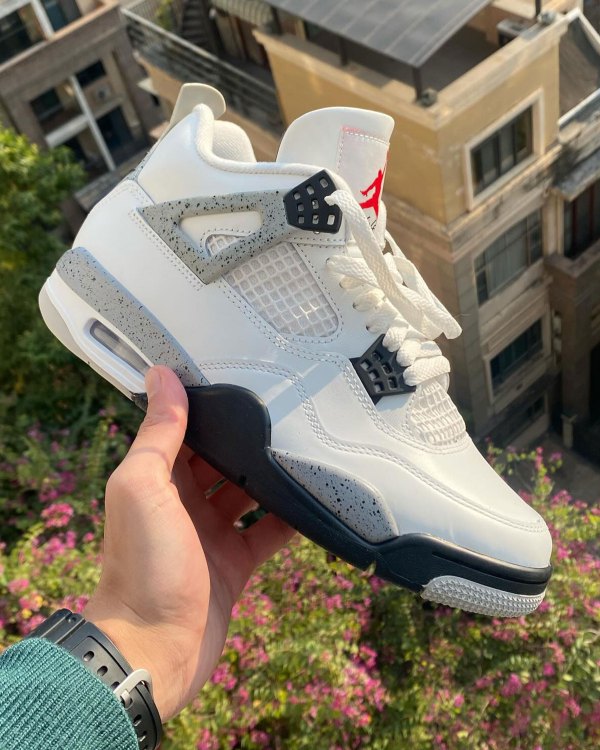 Air Jordan 4 "White Cement" 2025 First Look | SneakerNews.com