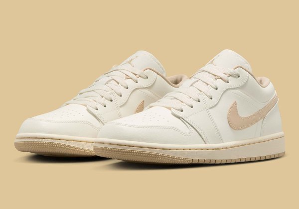 Air Jordan 1 Low "Sail/Tan" DC0774-112 | SneakerNews.com