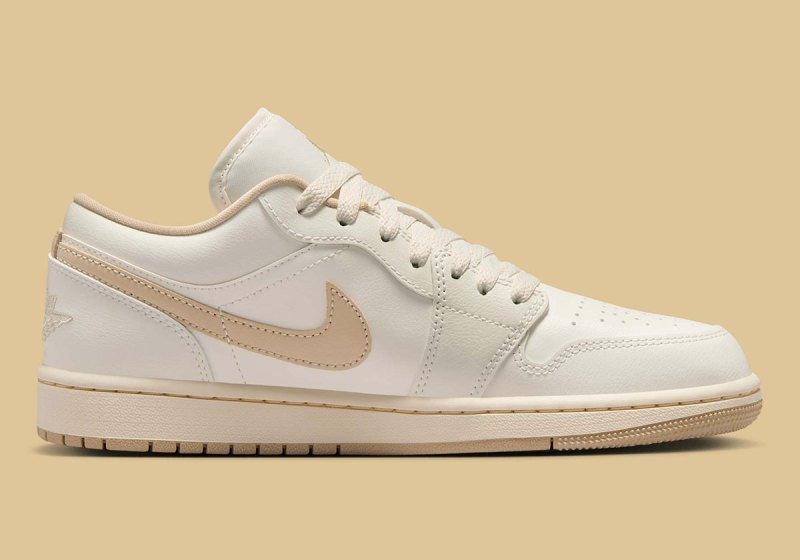 Air Jordan 1 Low "Sail/Tan" DC0774-112 | SneakerNews.com
