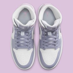 Air Jordan 1 Mid "Indigo Haze/Doll/White" BQ6472-510 | SneakerNews.com.