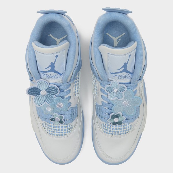 Air Jordan 4 "Aluminum" "White/Blue Tint" HV0823-100 | SneakerNews.com