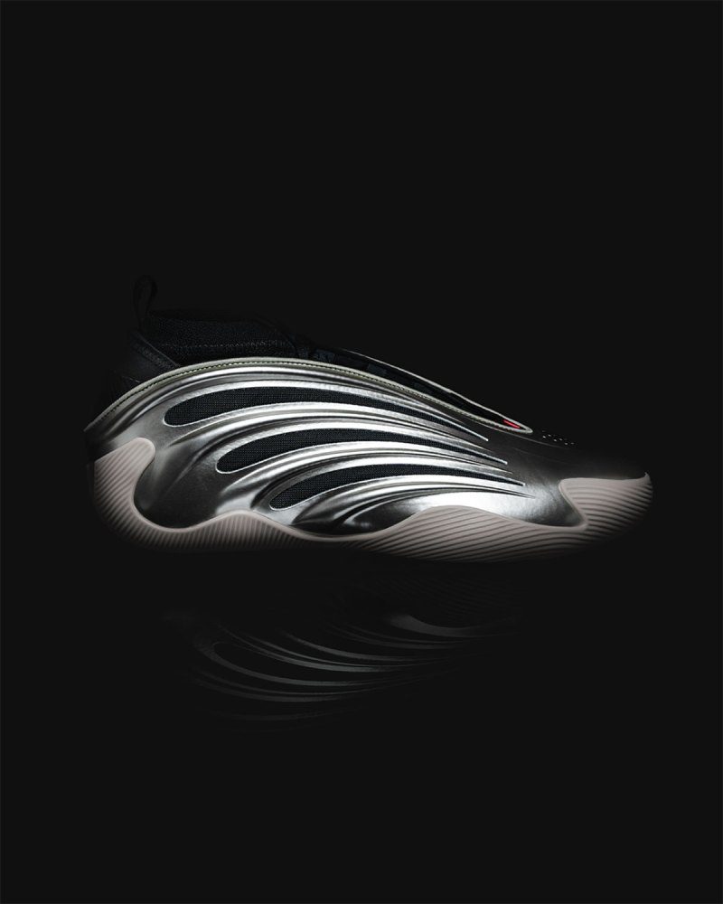 adidas Harden Vol 9 "Cyber Metallic" JR2506 | SneakerNews.com