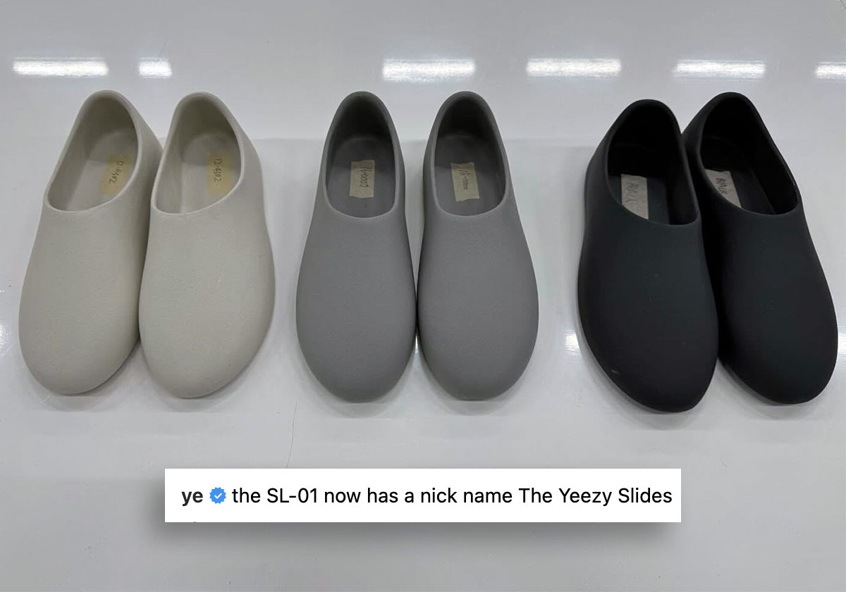 Kanye West Yeezy Slides SL-01 | SneakerNews.com