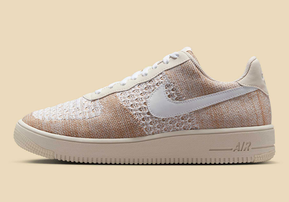 Nike Air Force 1 Low Flyknit "Light Bone/Multi-Color" IB7675-001 ...