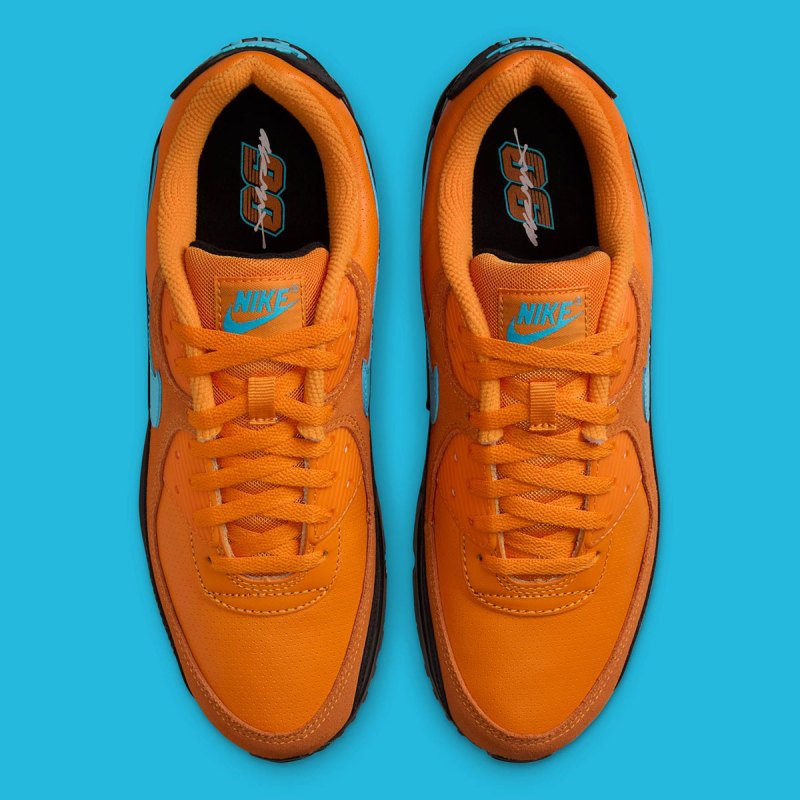 Nike Air Max 90 "Racing" "Mandarin/Blue Fury/Black" IF0670-800 ...