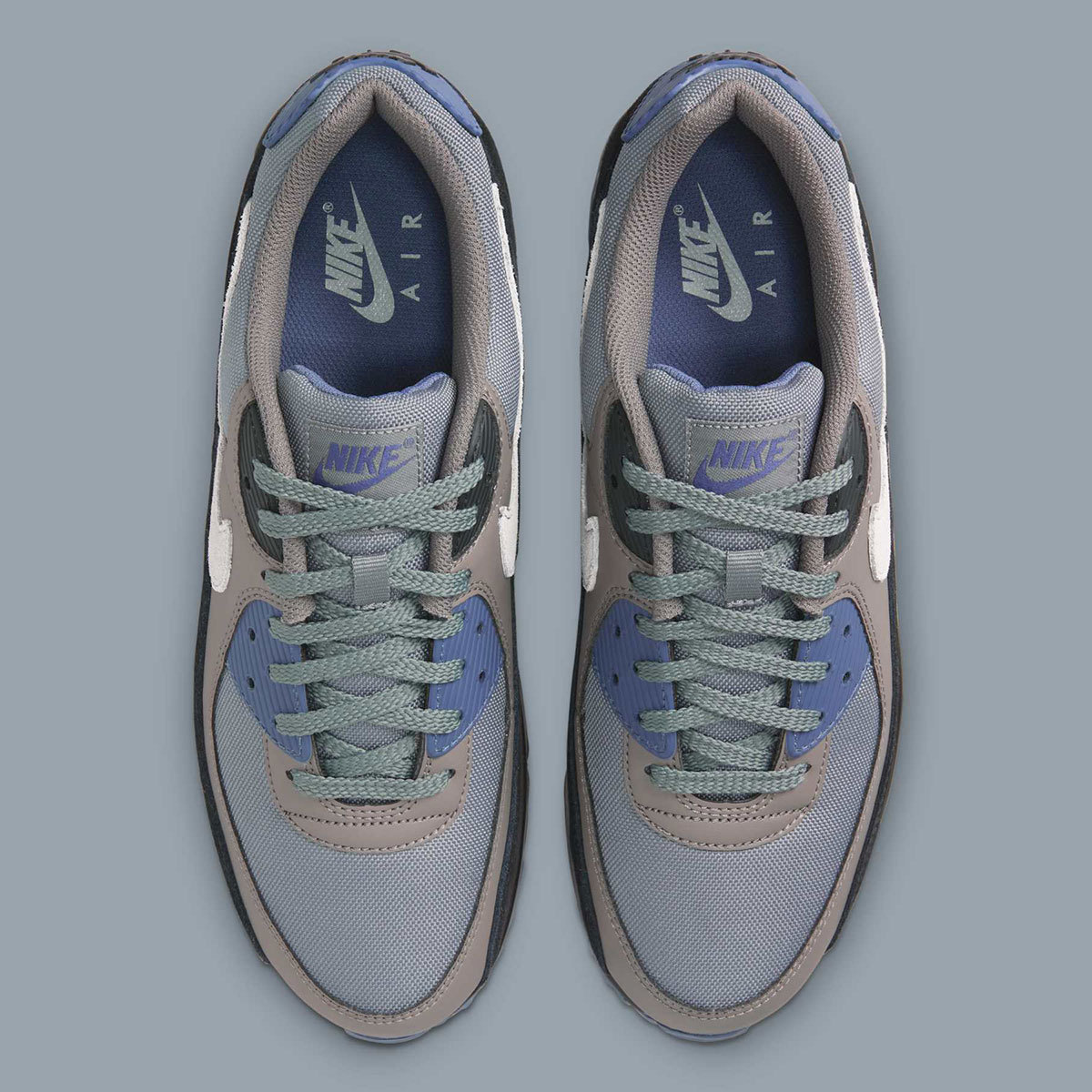 Nike Air Max 90 "Smoke Grey/Diffused Blue" IB6392-001 | SneakerNews.com