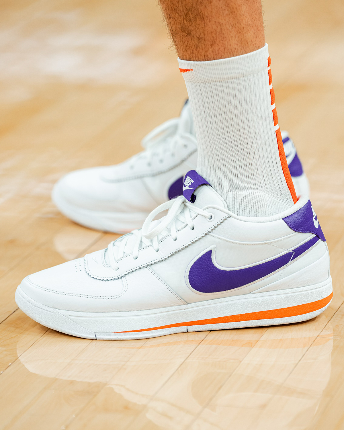 Devin Booker's Nike Book 1 "Forrest Gump" Appears In Phoenix Suns Colors - SneakerNews.com