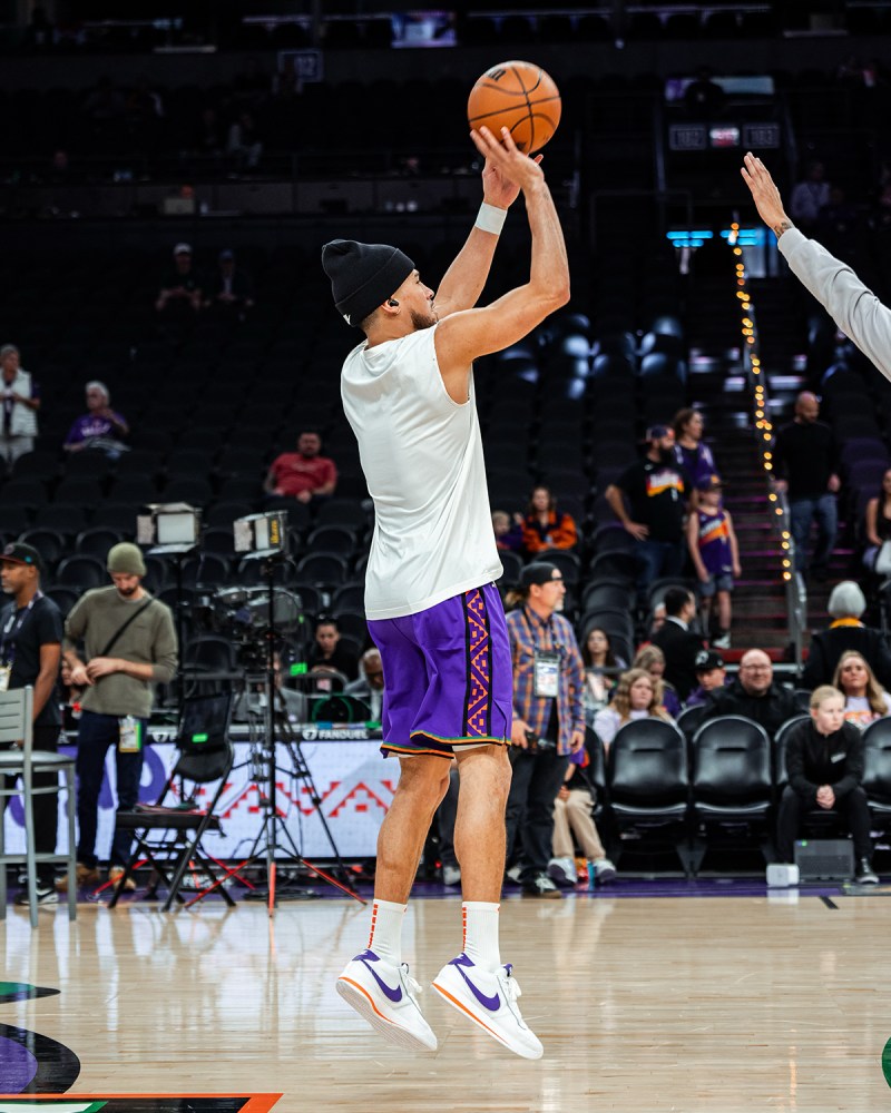 Devin Booker's Nike Book 1 "Forrest Gump" Appears In Phoenix Suns ...