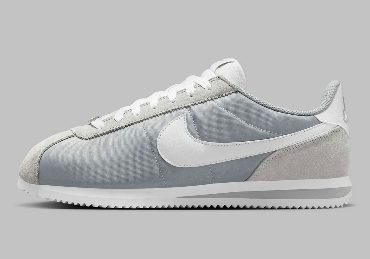 Nike Cortez "Flat Silver/White" HF0263-002 | SneakerNews.com