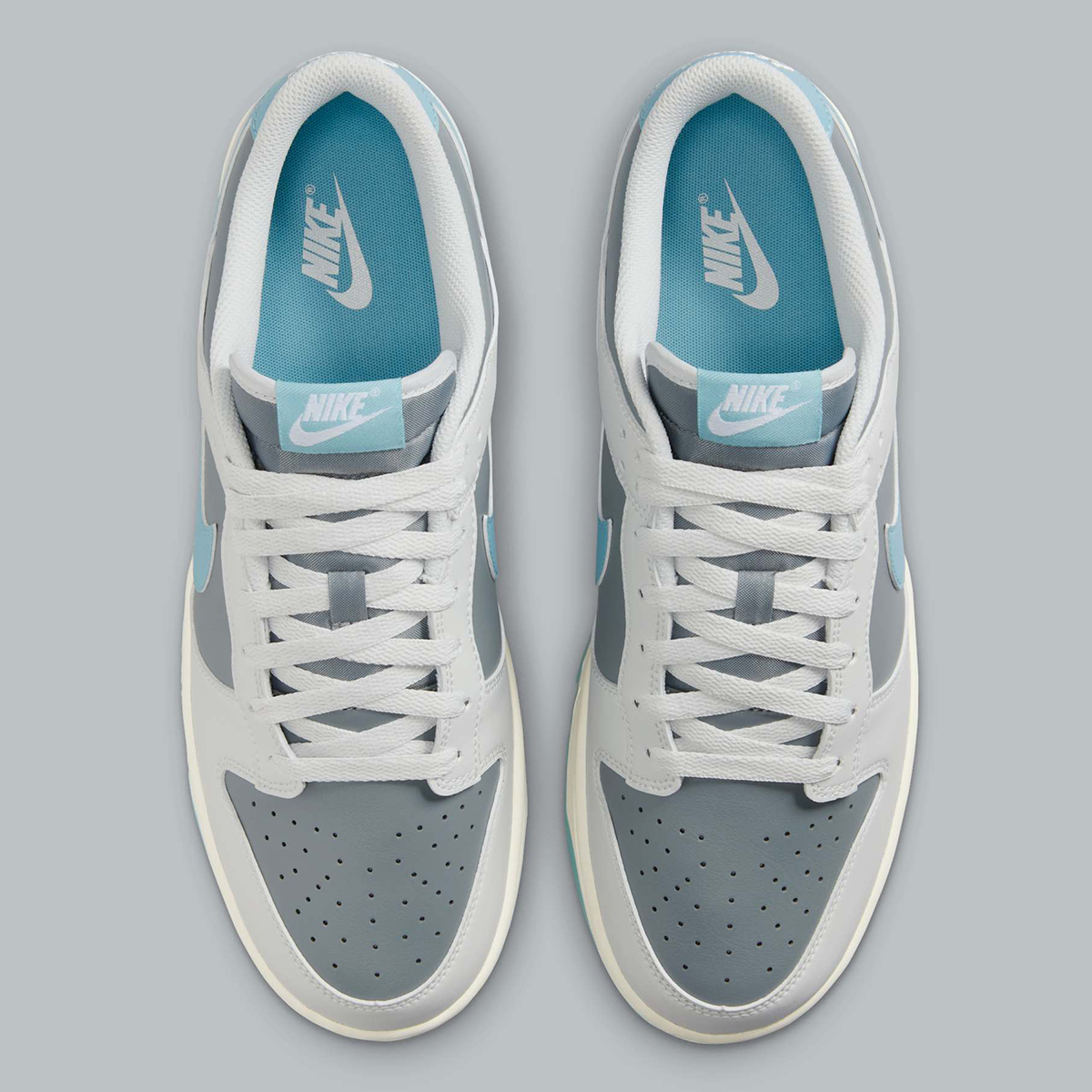 Nike Dunk Low "Photon Dust/Denim Turquoise/Smoke Grey" HF5441-001 ...