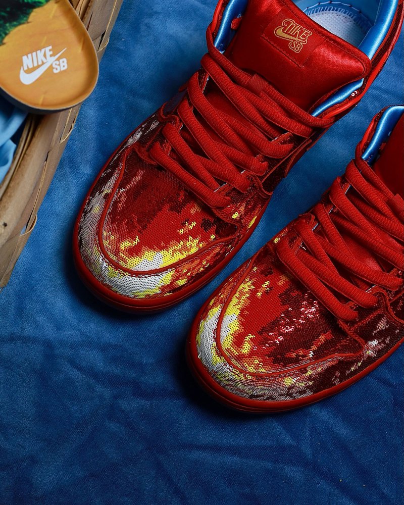 Wizard Of Oz Nike SB Dunks Red Slippers | SneakerNews.com