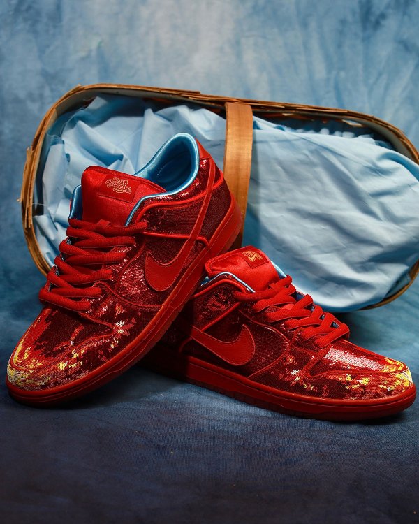 Wizard Of Oz Nike SB Dunks Red Slippers | SneakerNews.com