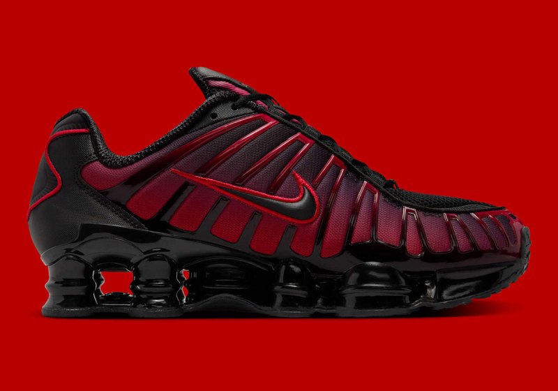 Nike Shox TL "Black/University Red" IF6202-001 | SneakerNews.com