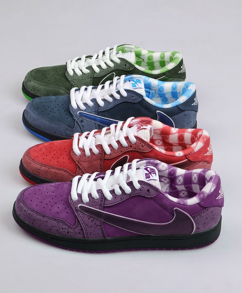 Travis Scott "Lobster" Jordan 1 Low Customs | SneakerNews.com