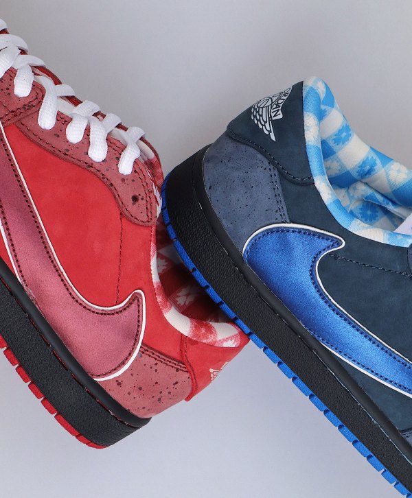 Travis Scott "Lobster" Jordan 1 Low Customs | SneakerNews.com