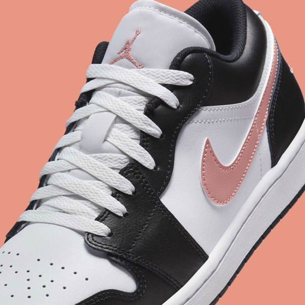 Air Jordan 1 Low "Black/Rust Pink/White" 553558-165 | SneakerNews.com