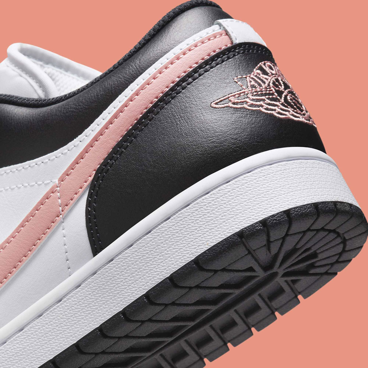 Air Jordan 1 Low "Black/Rust Pink/White" 553558-165 | SneakerNews.com