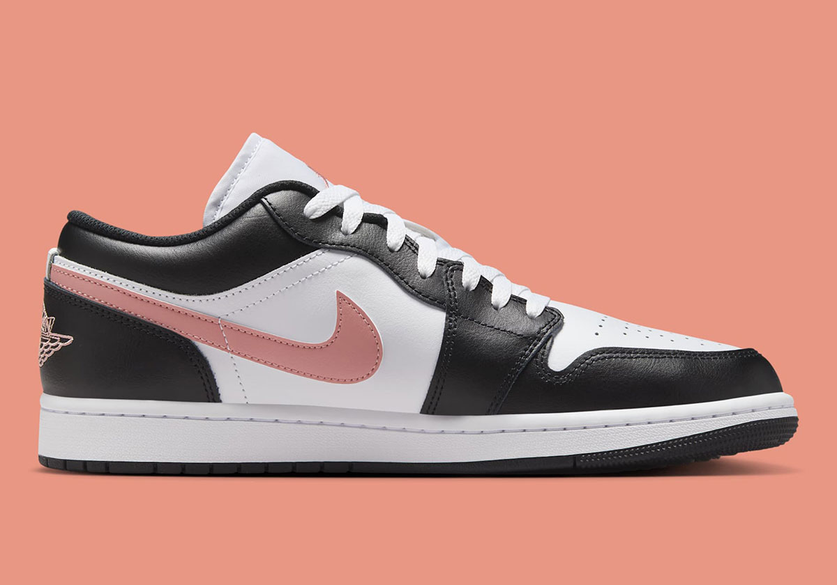 Air Jordan 1 Low "Black/Rust Pink/White" 553558-165 | SneakerNews.com