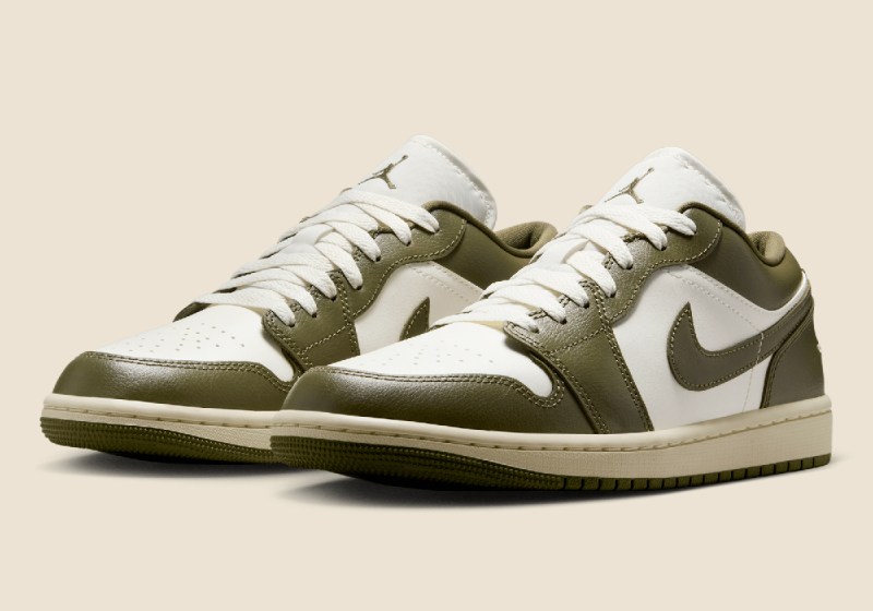 Olive Jordan 1 Low DC0774-122 | SneakerNews.com