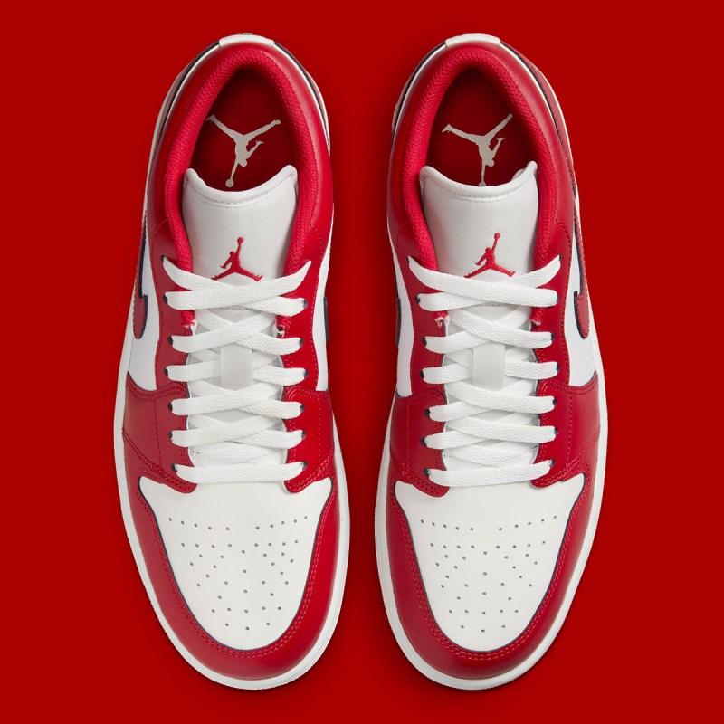 Air Jordan 1 Low Red/White 553558-166 | SneakerNews.com