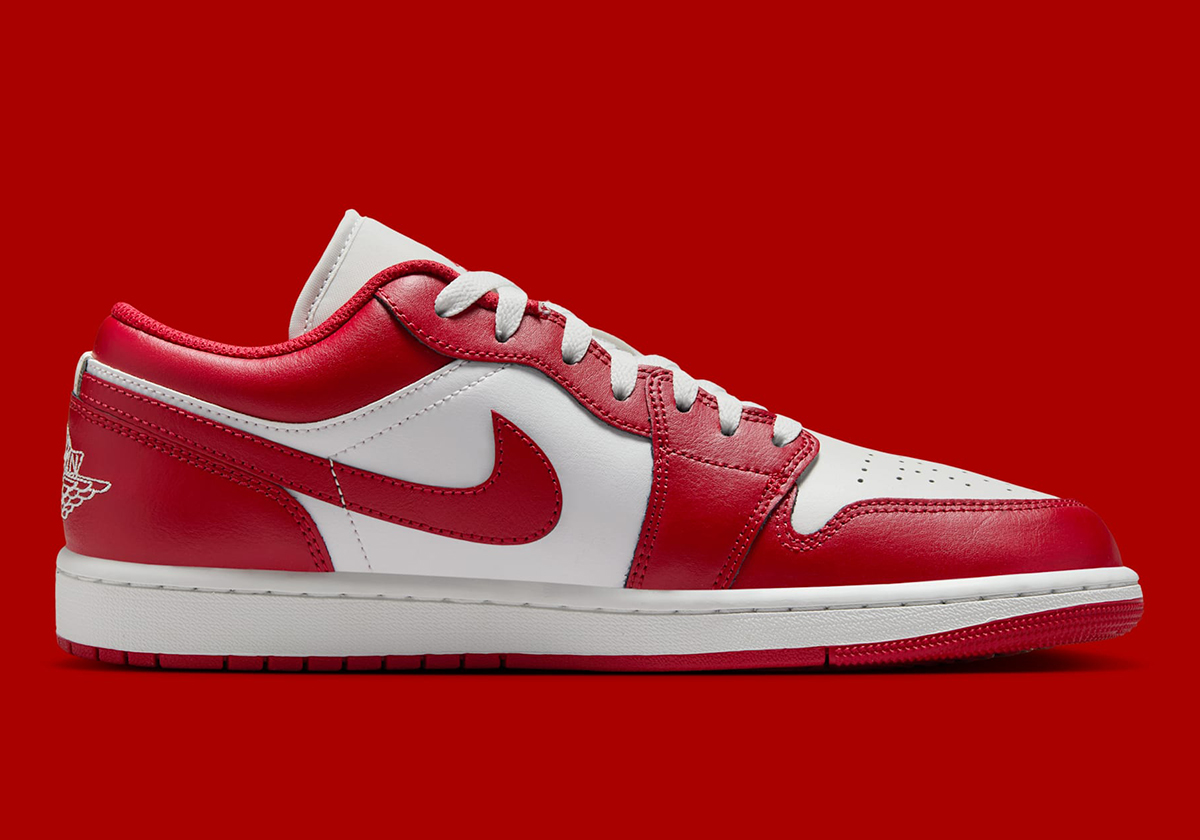 Air Jordan 1 Low Red/White 553558-166 | SneakerNews.com